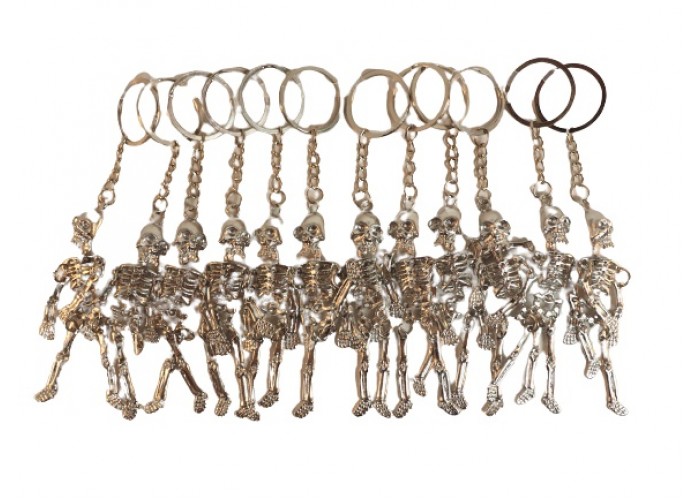 Sleutelhanger skelet metaal